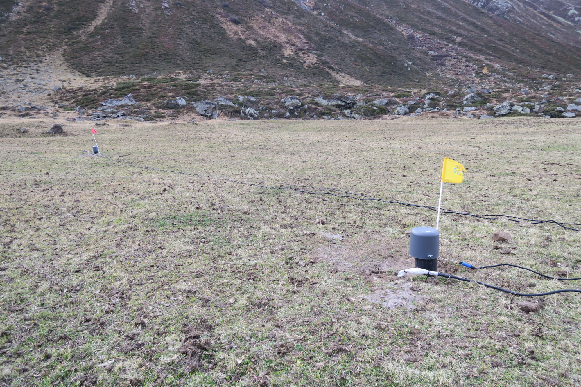 Avalanche detection systems in the Dischma Valley
